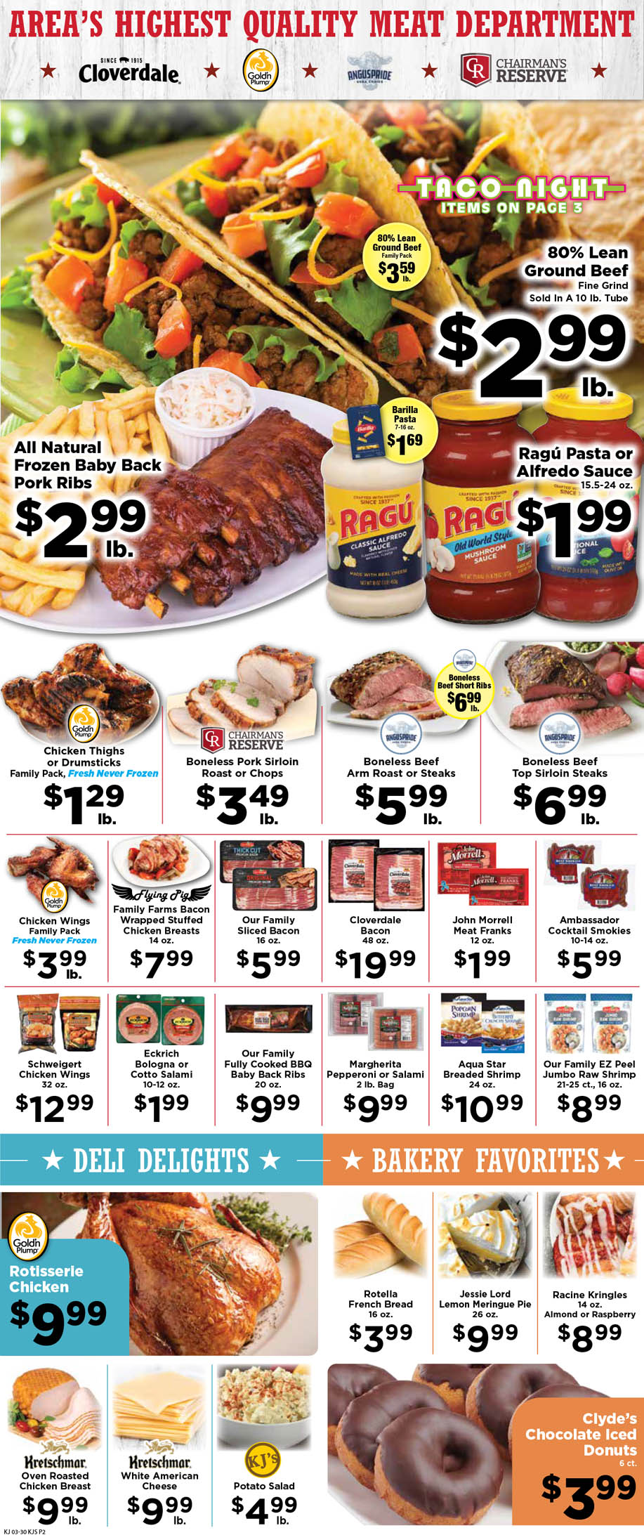 KJ's Fresh Market - Barron Weekly Ad