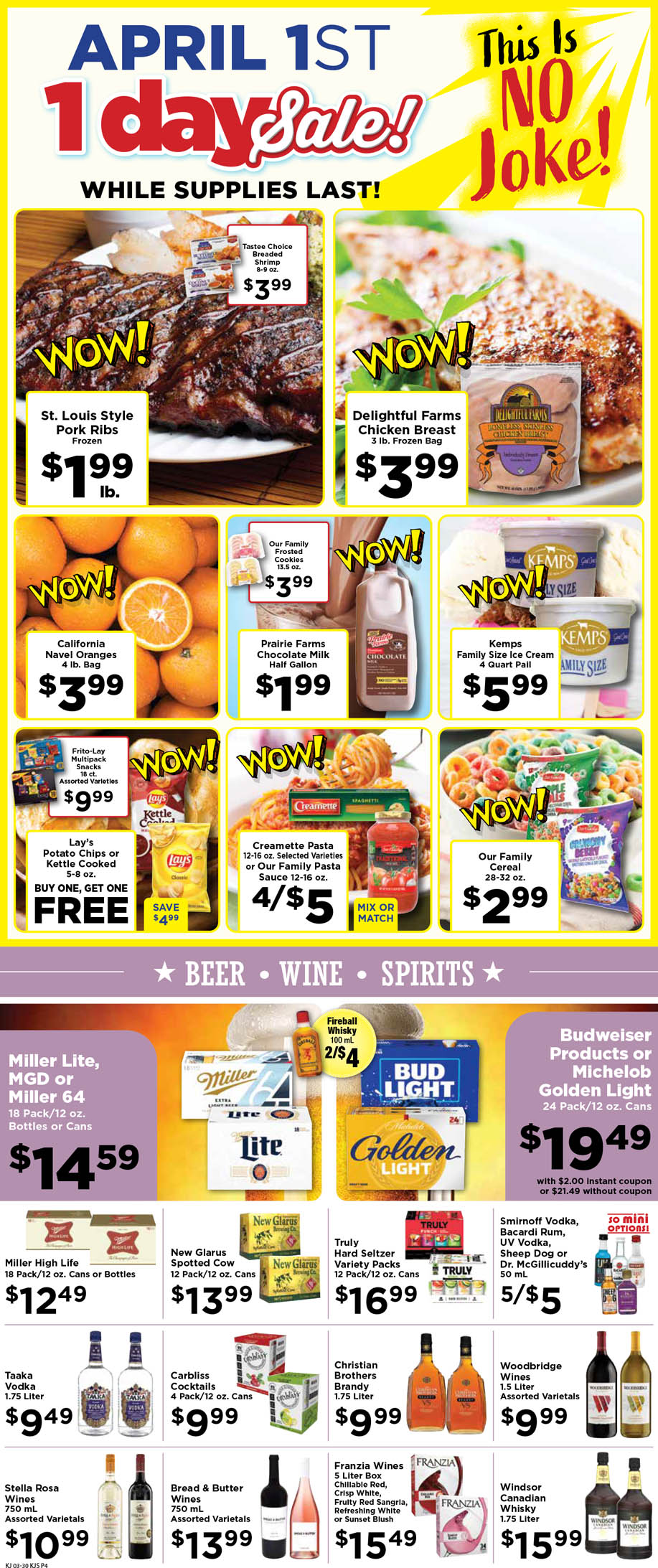 KJ's Fresh Market - Barron Weekly Ad