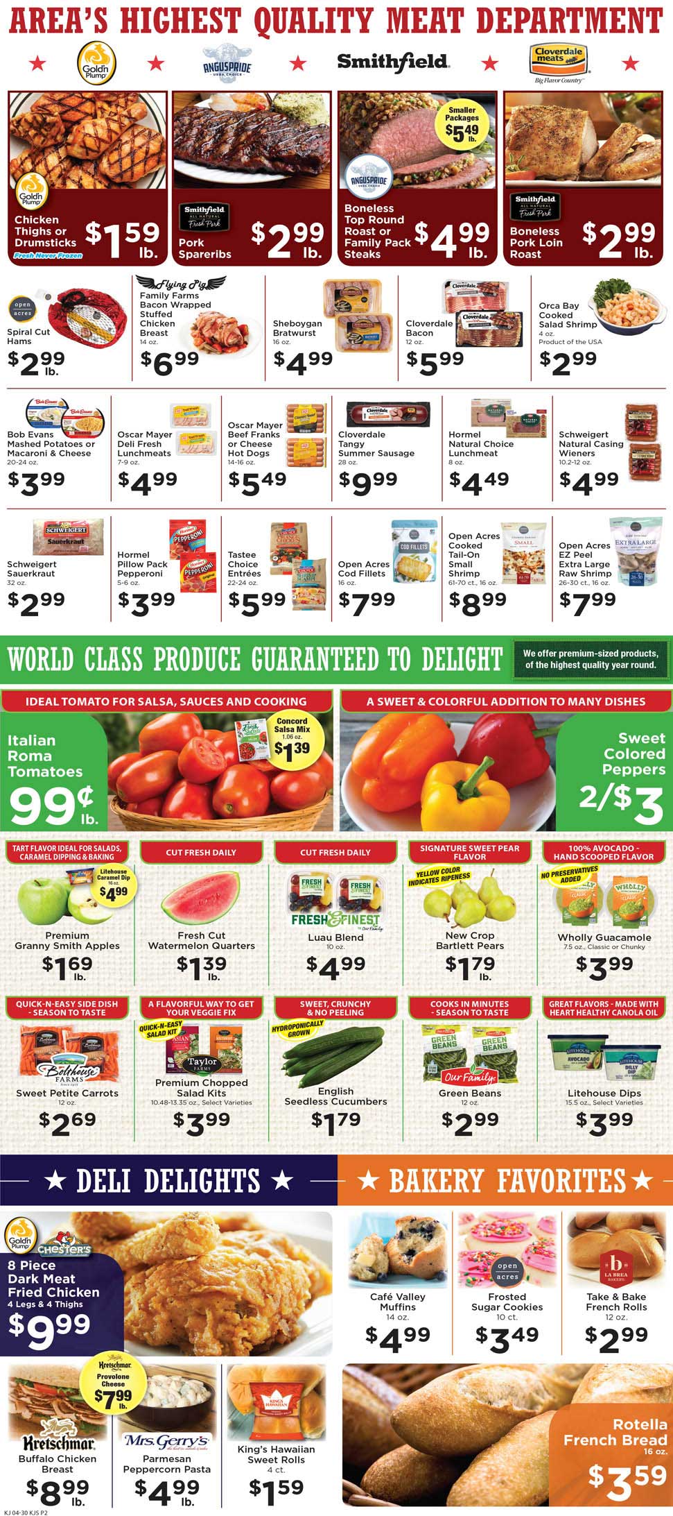 KJ's Fresh Market - Barron Weekly Ad