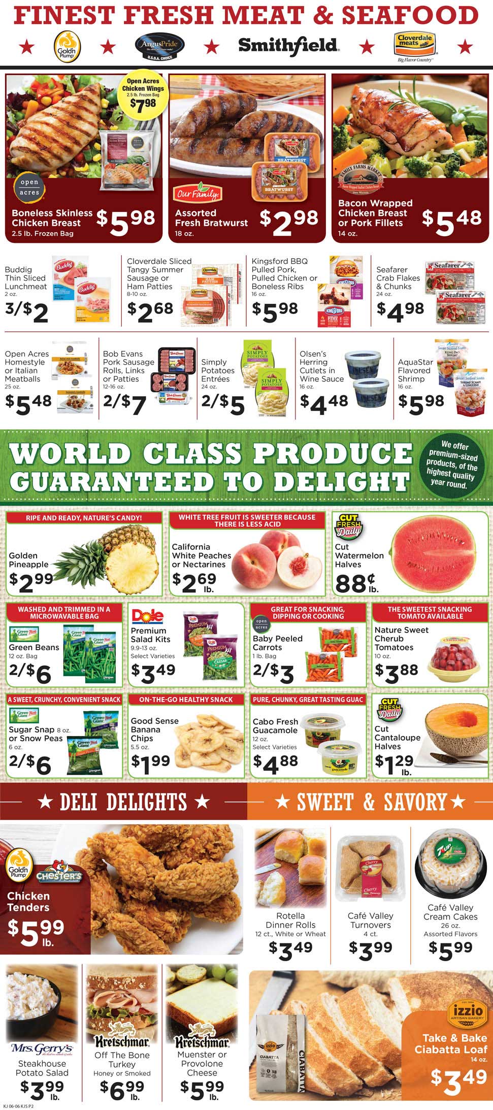KJ's Fresh Market - Barron Weekly Ad