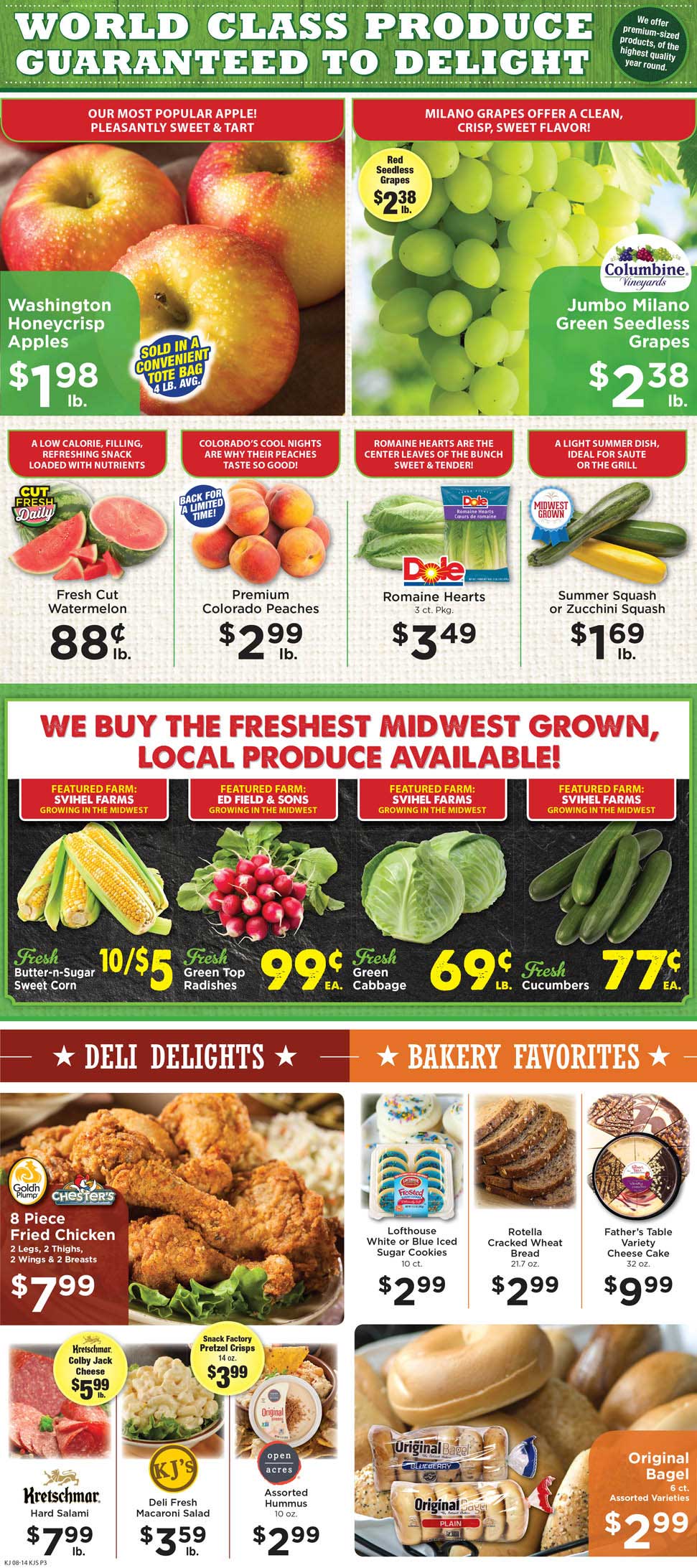 KJ's Fresh Market - Barron Weekly Ad